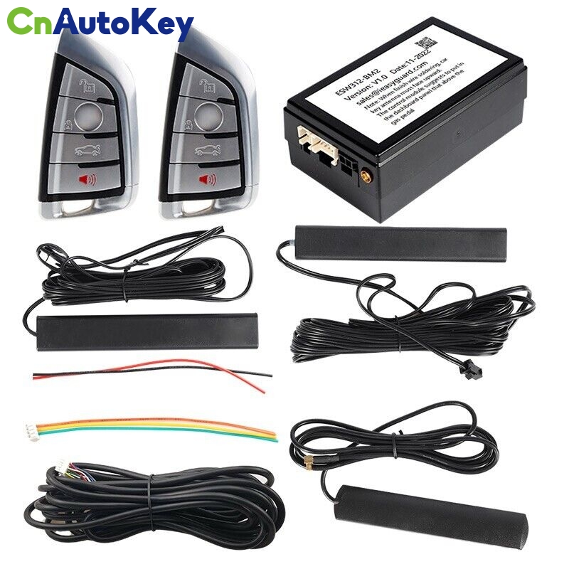 CN136 PKE Kit Fit For BMW with Factory OEM Push Start Button & Comfort ...