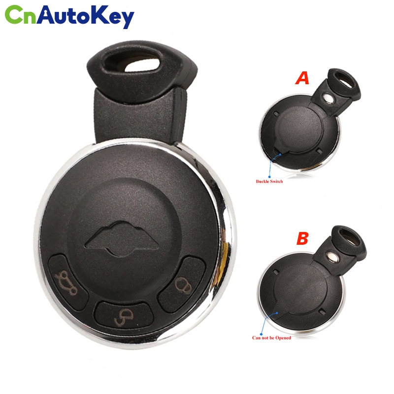 CS006054 3 Button Smart Remote Key Case Fob Shell Replacement Keyless ...