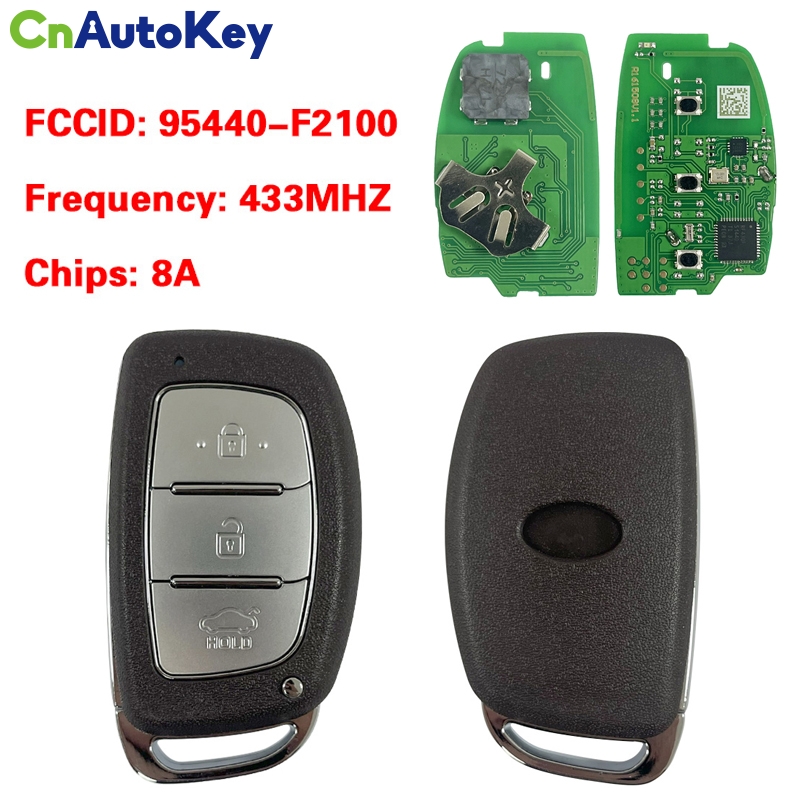 CN020149 Hyundai Elantra 2017-2018 Genuine Smart Key Remote 3 Buttons ...